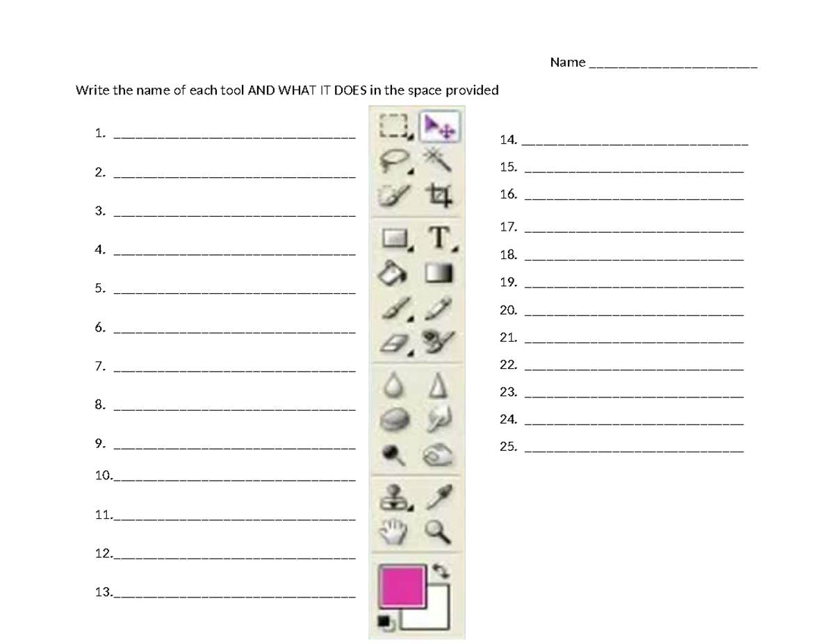 Graphic Design 2025: Tools & Definitions Study Guide - Studocu