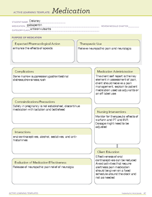 Depressive Disorder - ACTIVE LEARNING TEMPLATES THERAPEUTIC PROCEDURE A ...