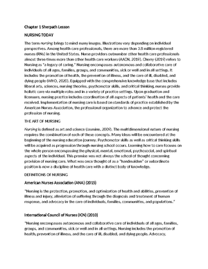 Case Study Sample Complete - Tim J. Bristol PhD, RN, CNE, ANEF, FAAN ...