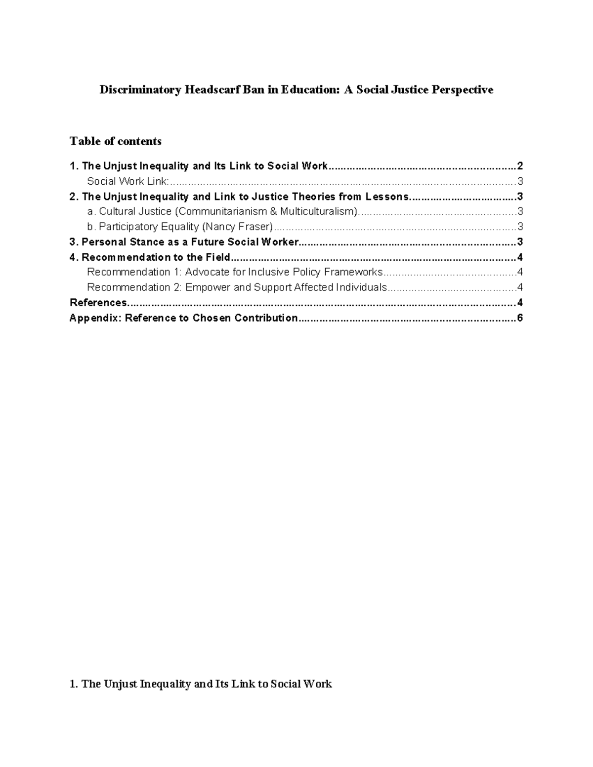 SOCW 101: Discriminatory Headscarf Ban in Education - A Social Justice ...