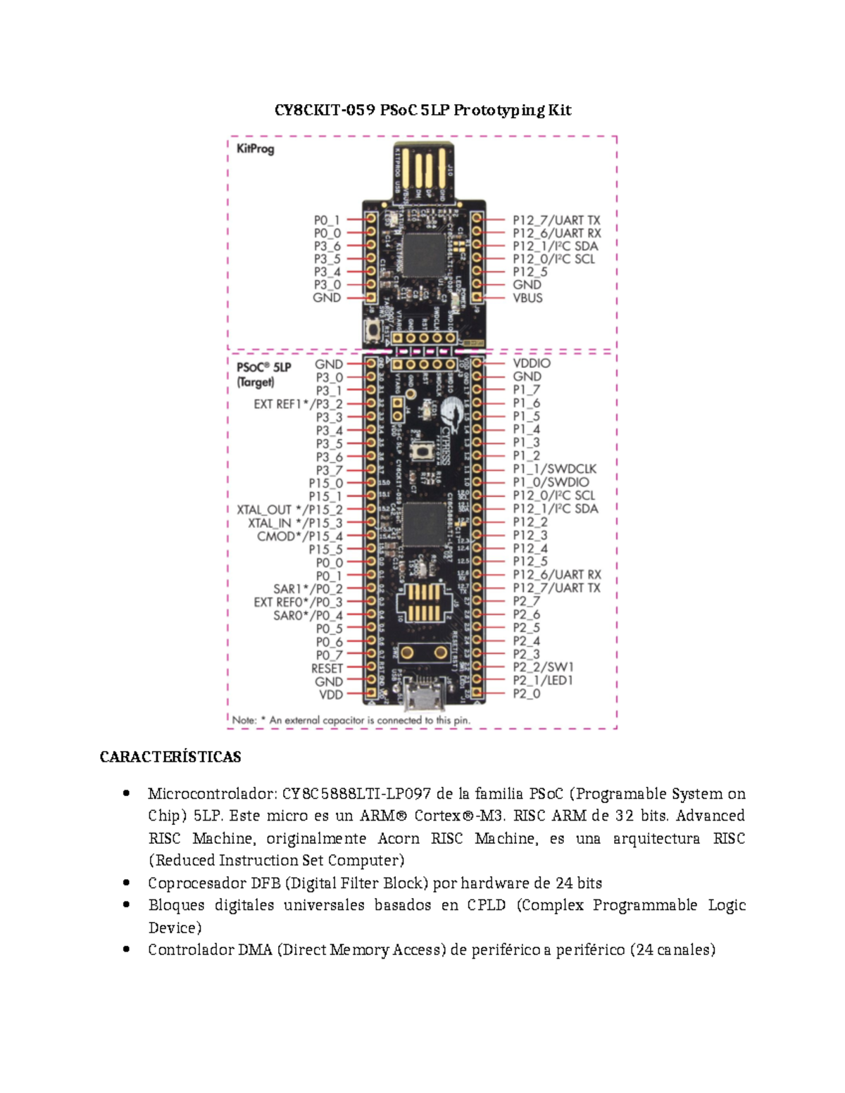CY8CKIT-059 PSoC 5LP - Prototyping Kit Setup and Operation Guide - Studocu