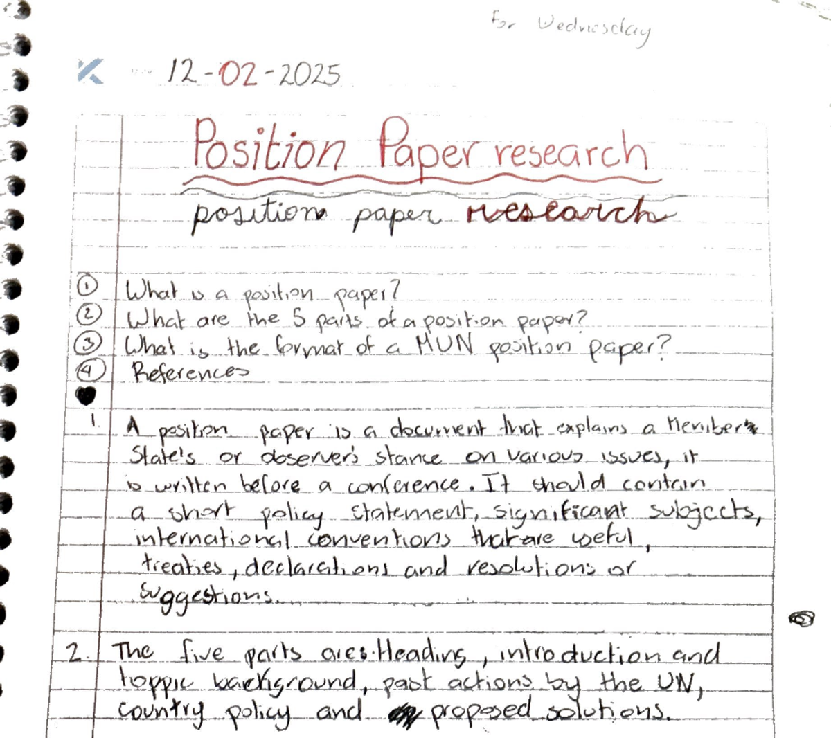MUN Position Paper Guide: Structure & Key Components - Studocu