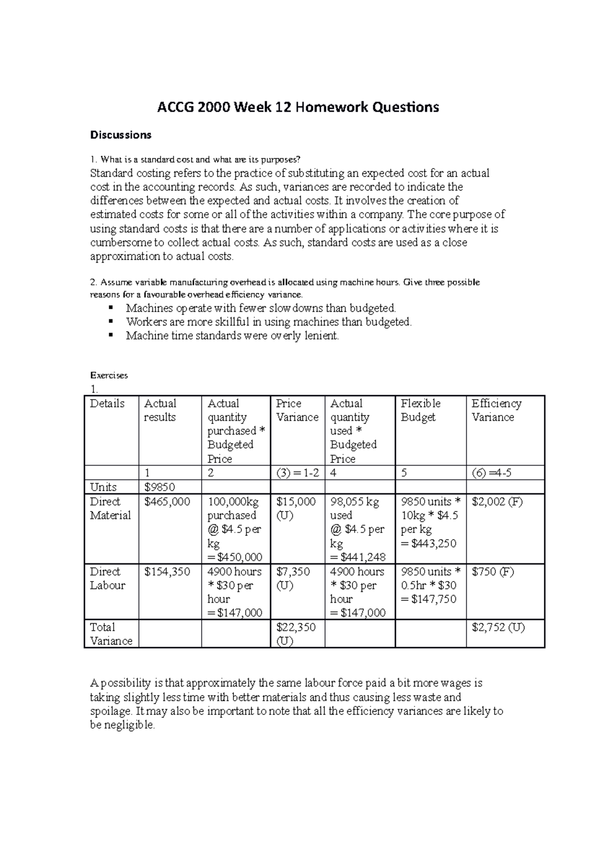 ACCG 2000 Week 12 Homework Questions - ACCG 2000 Week 12 Homework ...