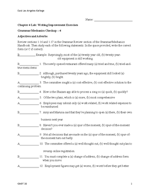 Chapter 2 Lab Assignment - Name: __________________________ Chapter 2 ...