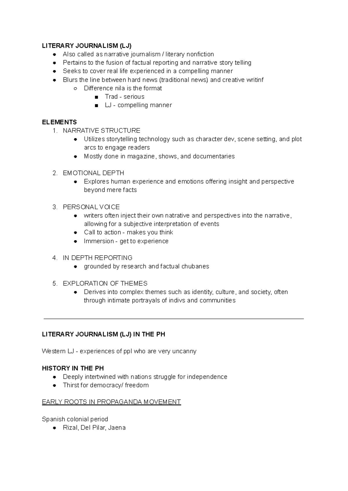 Literary Journalism (LJ): Exploring Narrative Techniques and Impact ...
