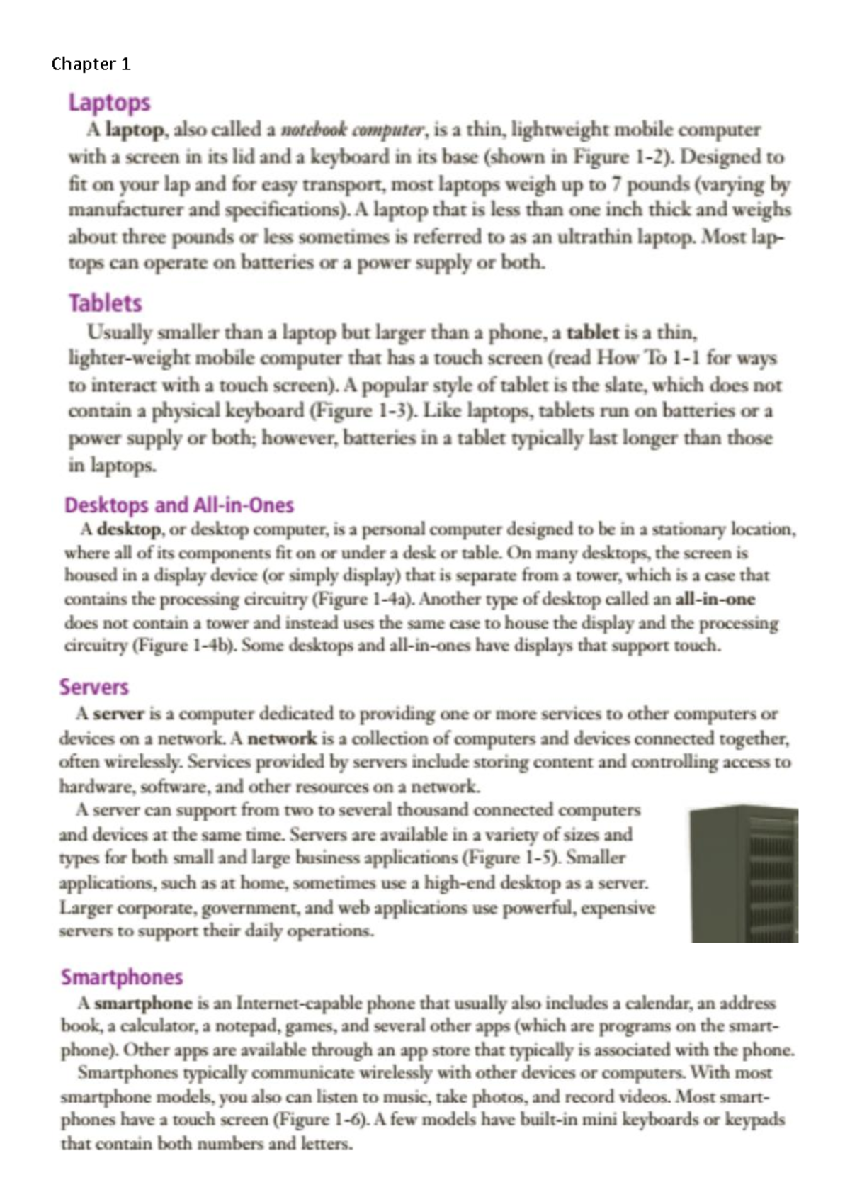 Chapter 1 Notes: Digital Security, Devices, and Technology Uses - Studocu