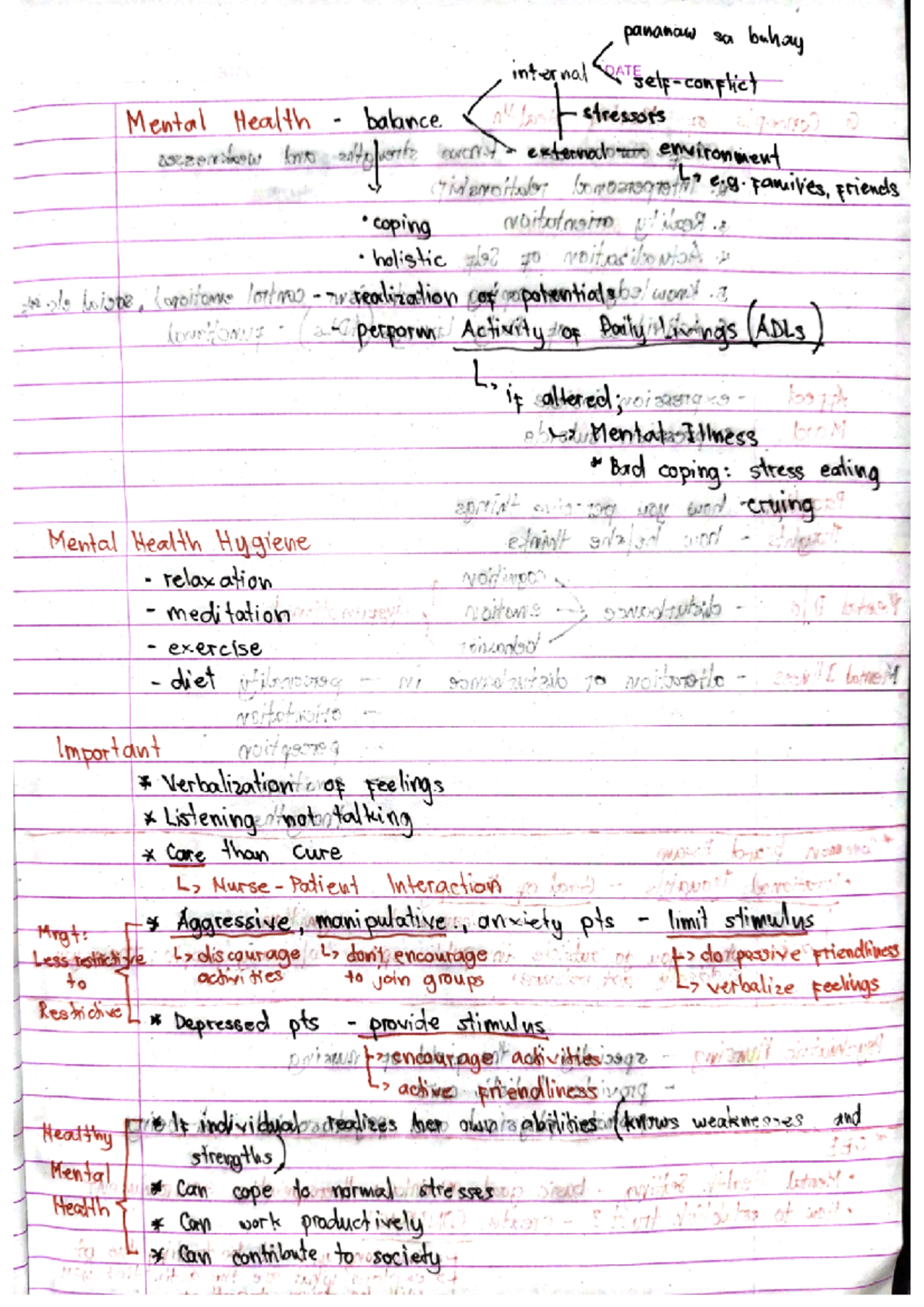 NX Psych Notes Prelim Review - Studocu