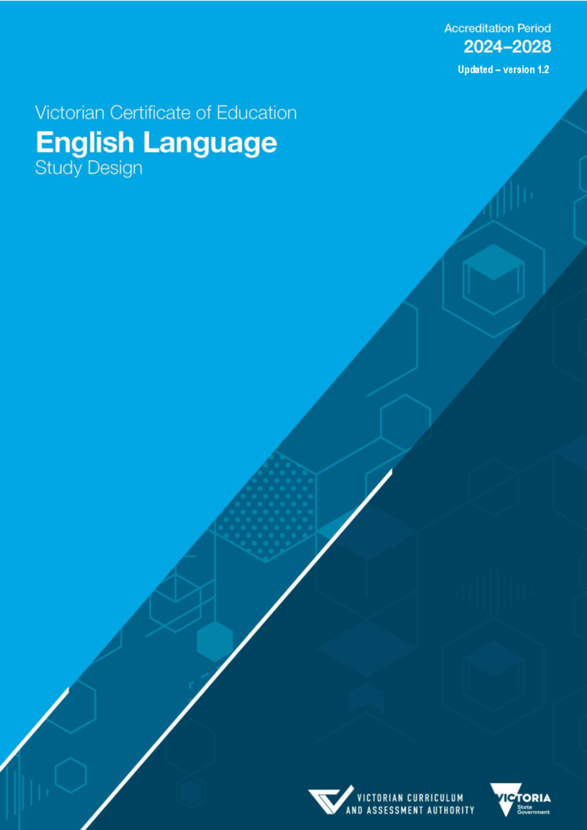 VCE English Language Study Design 2024: Updated Version 1.2 - Studocu