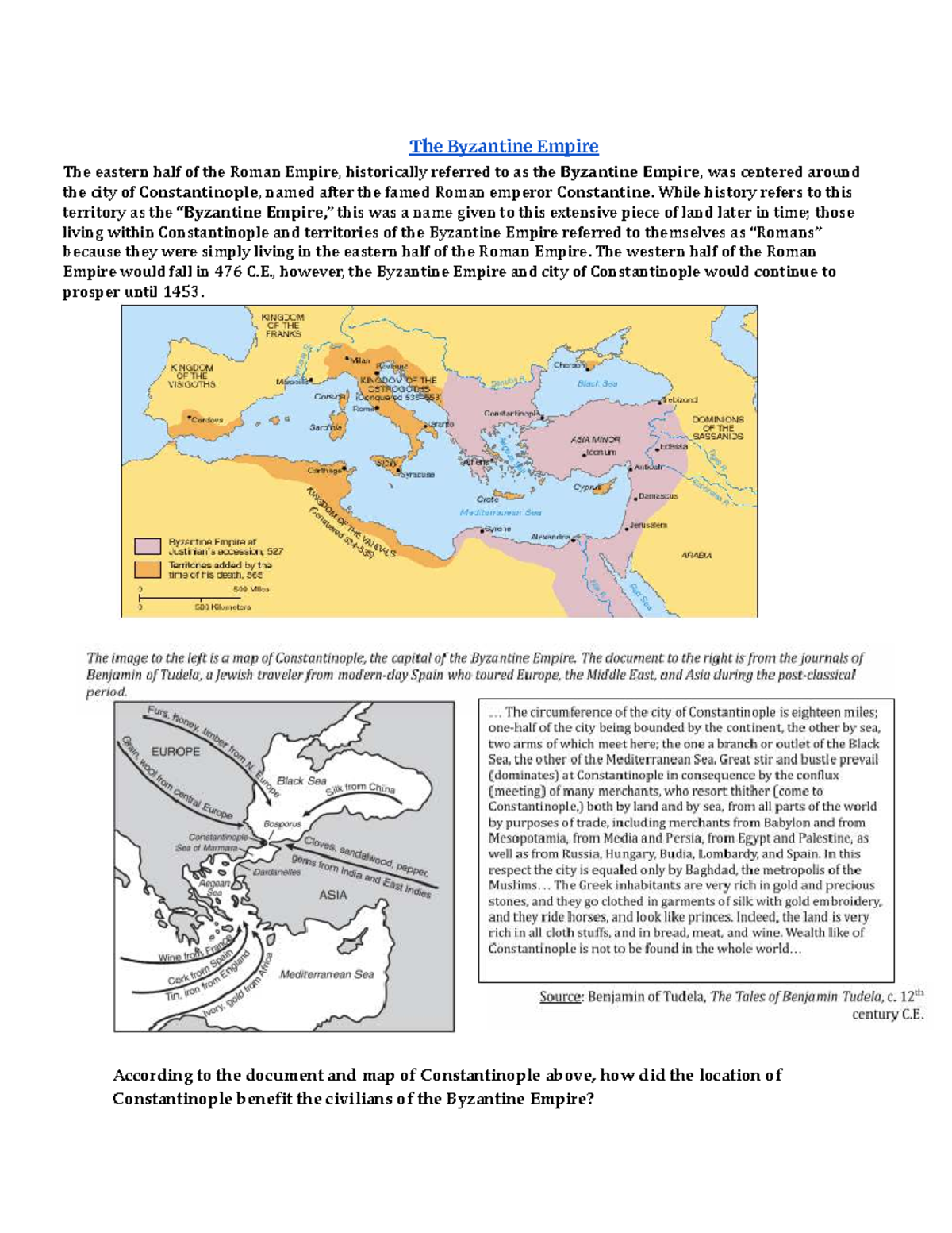 The Byzantine Empire: Historical Overview and Cultural Influence - Studocu