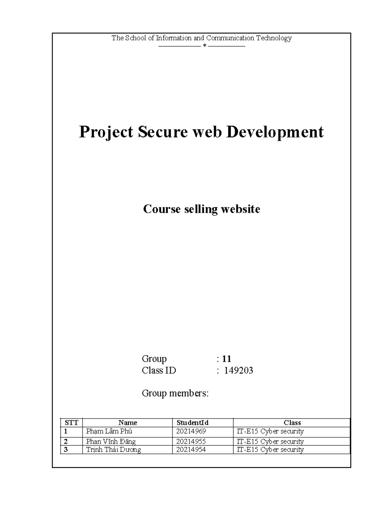 Group 11-report - Lab ANM - The School of Information and Communication ...