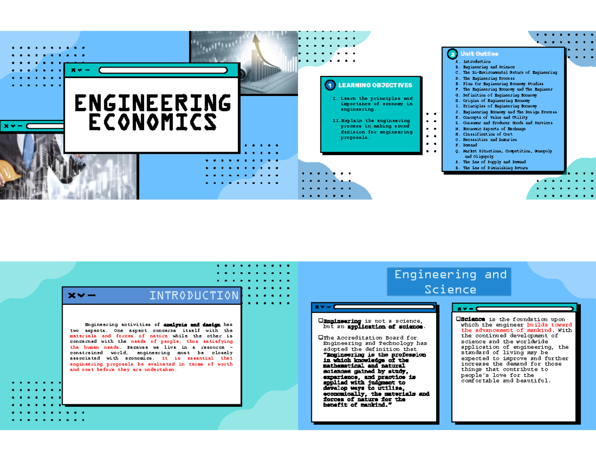 Module 1 - Engineering Economics Overview and Key Concepts - Studocu