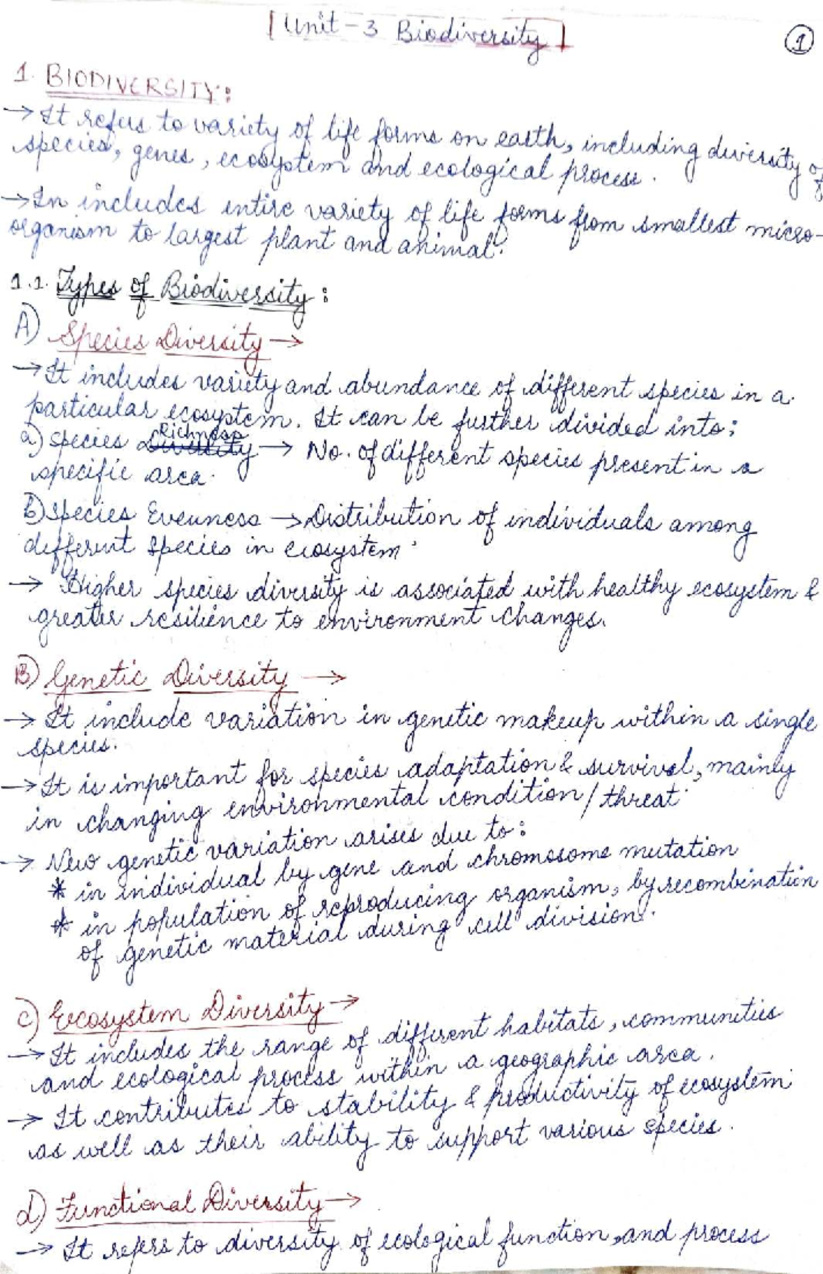 Biodiversity Conservation Strategies in India: Unit 3 Overview - Studocu