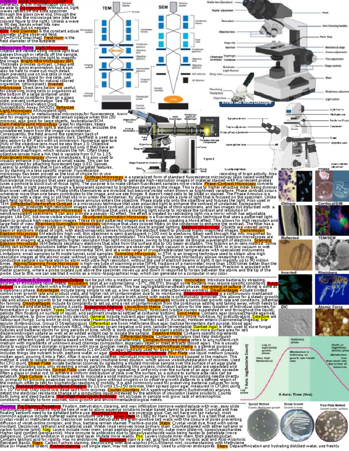 Microbe Mission Cheat Sheet (2025): Essential Microscopy & Culture ...