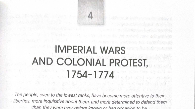 4 IMPERIAL WARS AND COLONIAL PROTEST: Amsco Chapter 4 Notes - Studocu