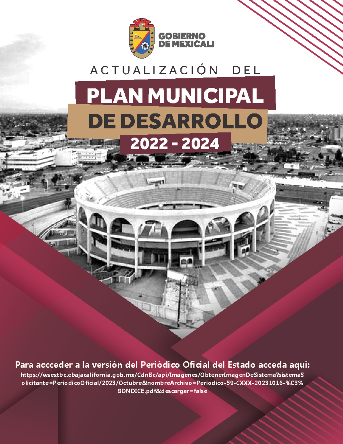 Actualización del Plan Municipal de Desarrollo 2022-2024 - Mexicali ...