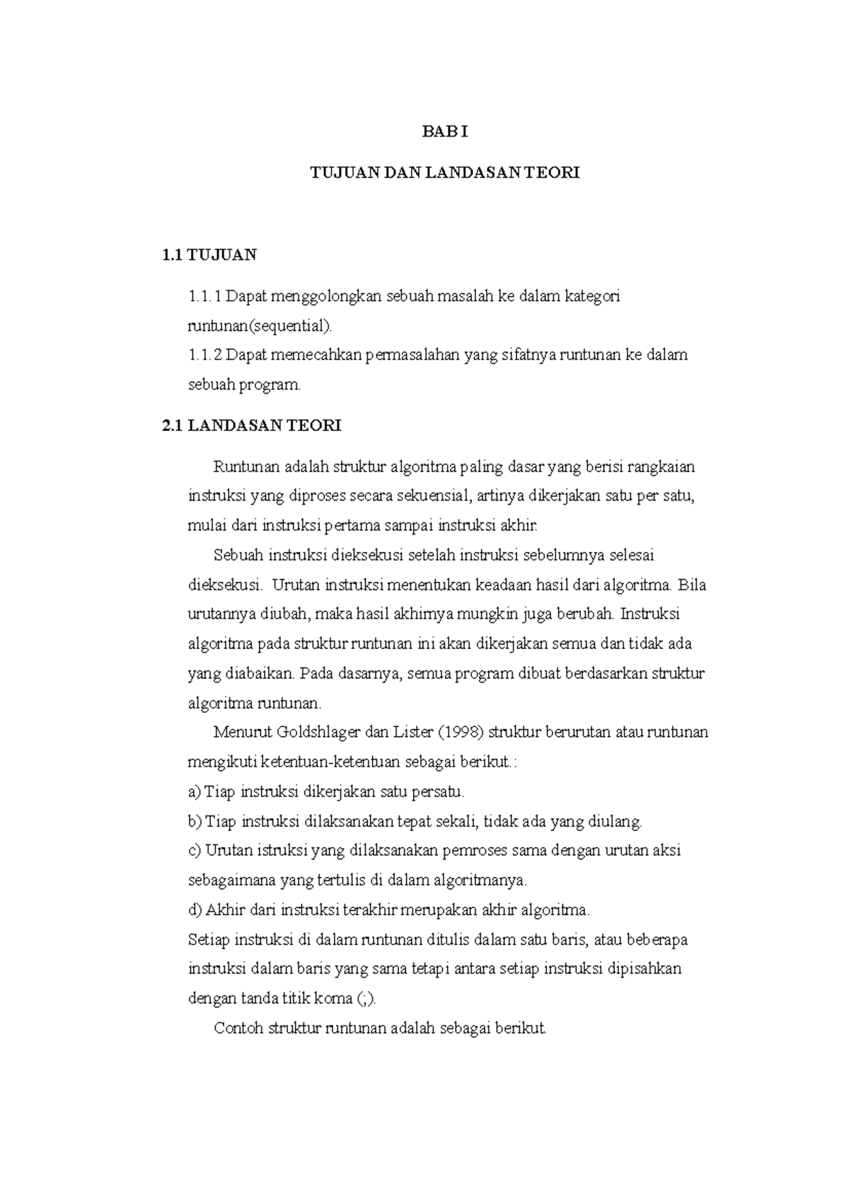 Runtutan Dasar dalam Pemrograman Pascal: Teori dan Contoh Praktis - Studocu