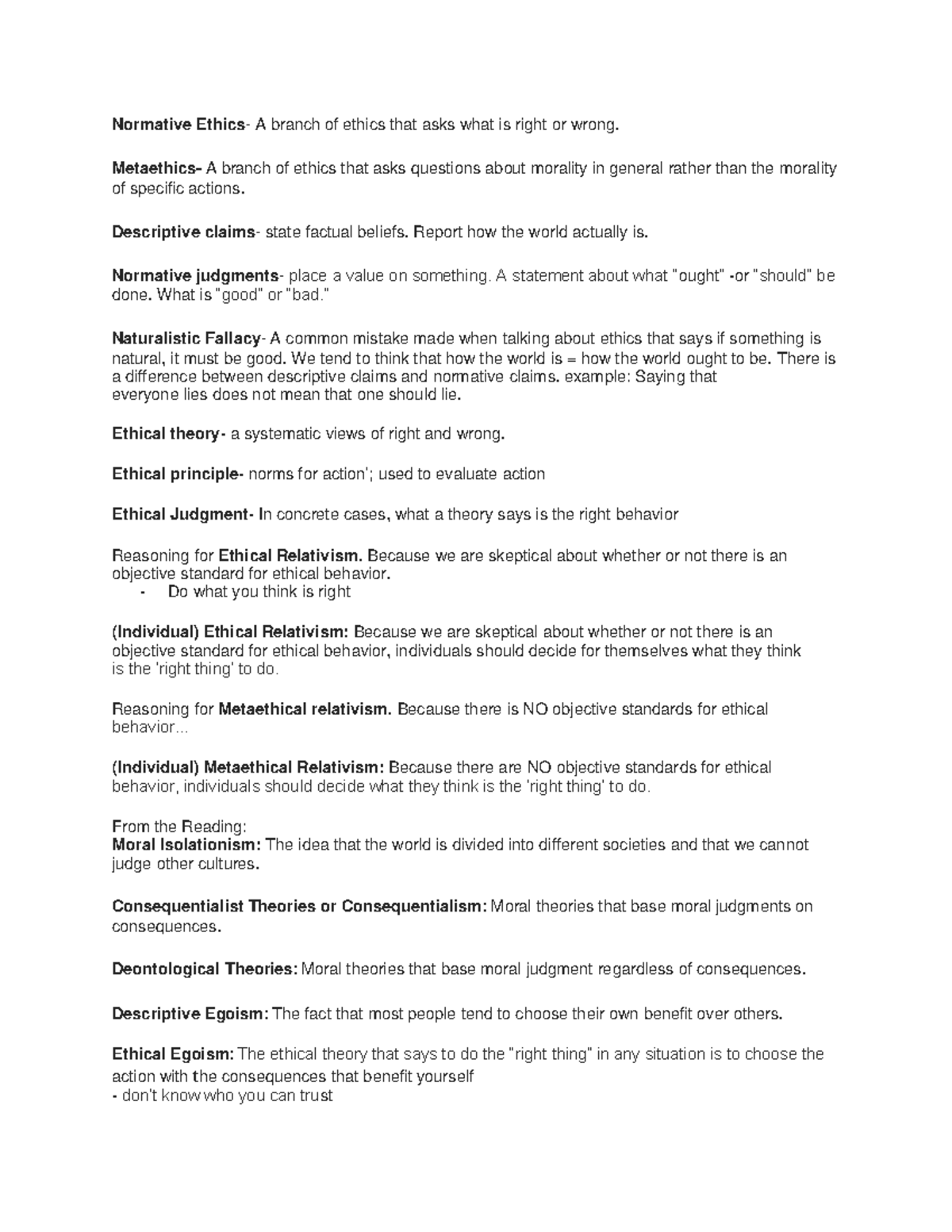 Ethics Overview: Utilitarianism, Deontology & Virtue Ethics (PHIL 101 ...