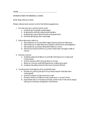 CRJ 101 Quiz: Understanding the Constitution and Bill of Rights - CRJ ...