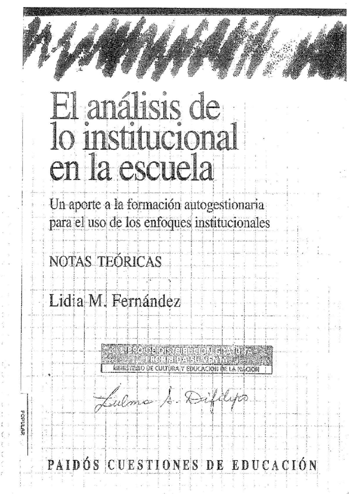 Análisis Institucional en la Escuela: Un Enfoque Integral (EDU 101 ...