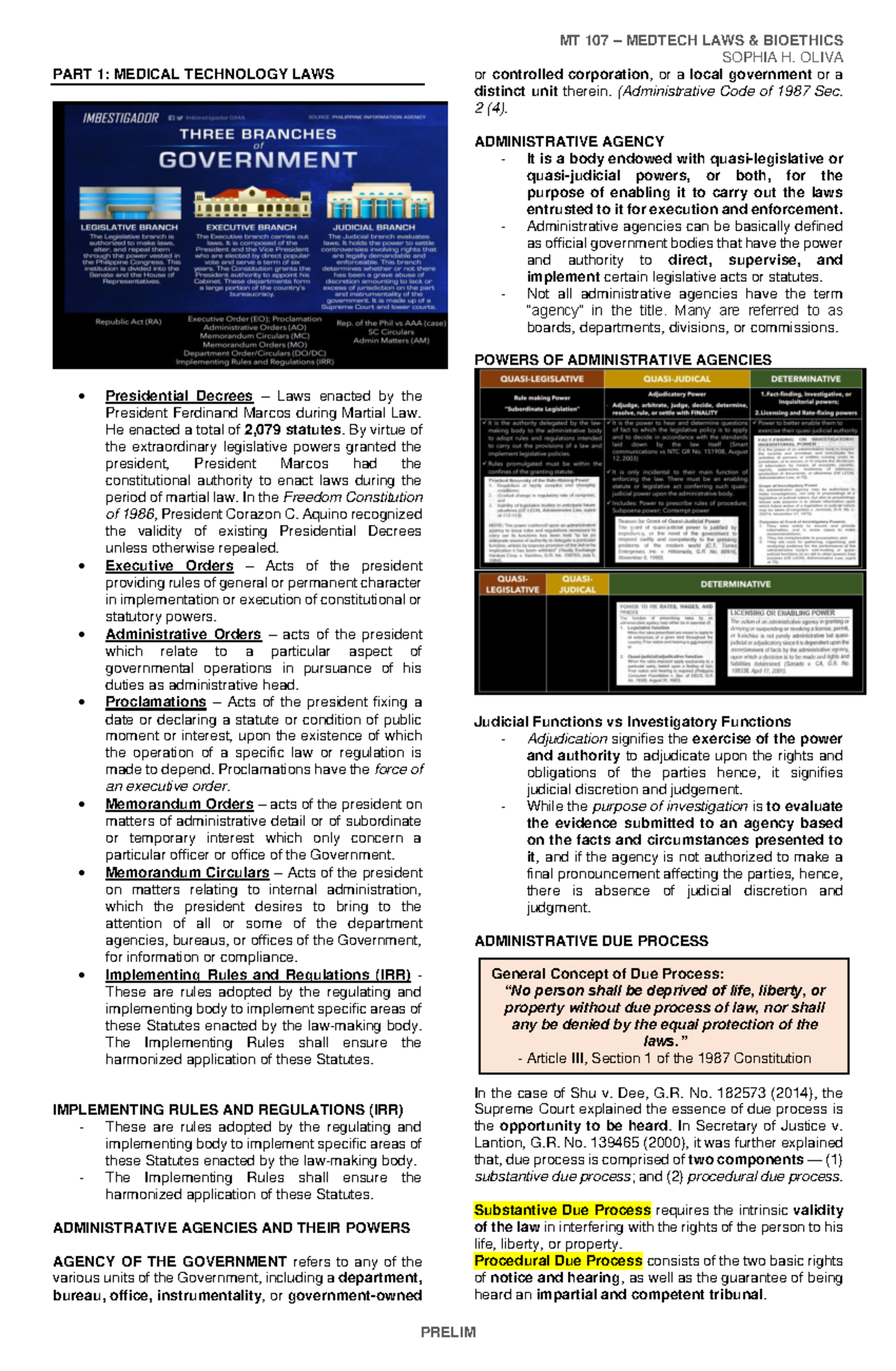 MT107 Medical Technology Laws and Historical Development Notes - Studocu