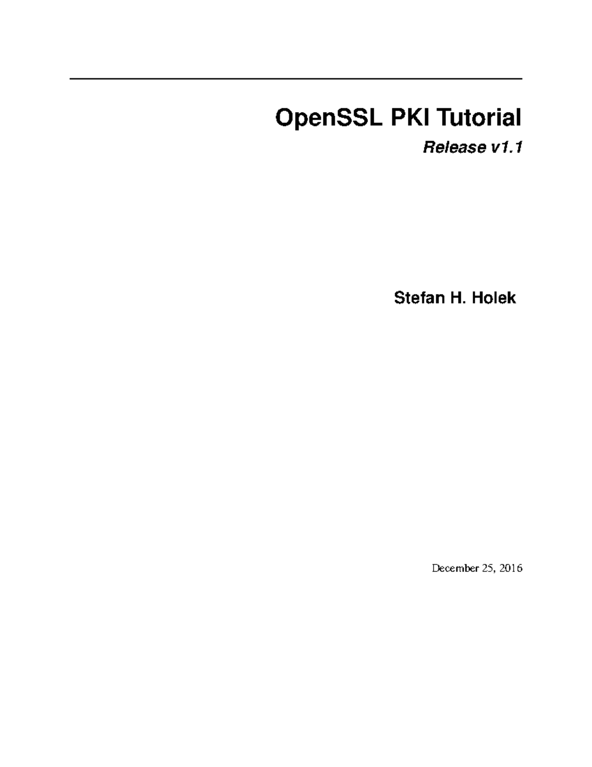OpenSSL PKI Tutorial (PKI101) - Comprehensive Guide on Certificate ...