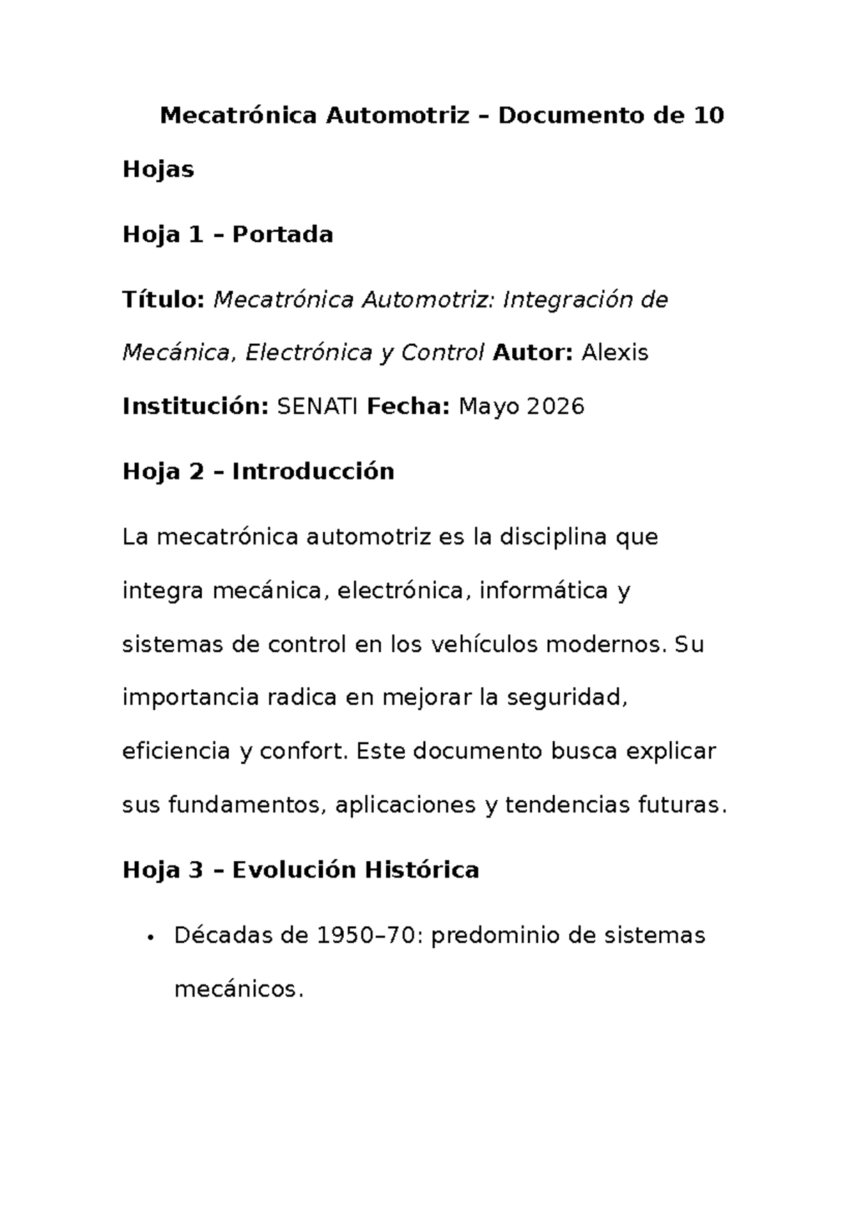 Mecatrónica Automotriz: Integración de Sistemas y Tendencias Futuras ...