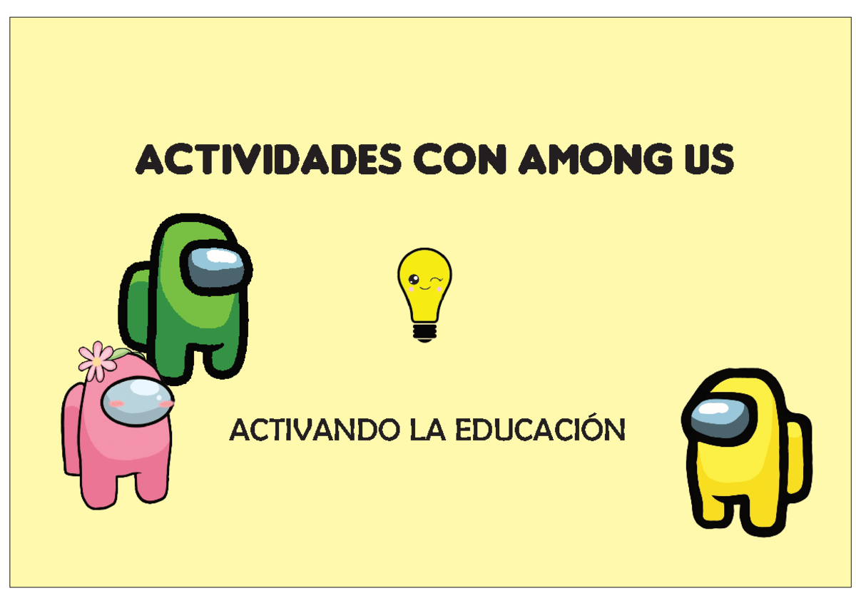 Among US Actividades - no se ni me interesa comppletar esto ...