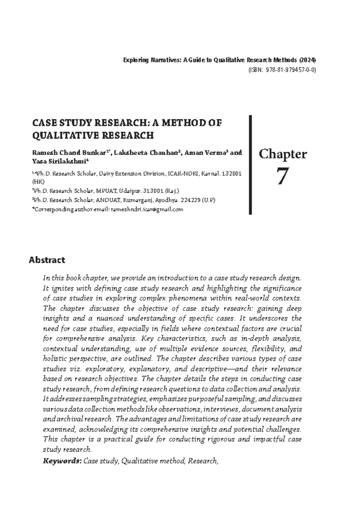 Case Study Research: A Comprehensive Guide to Qualitative Methods - Studocu