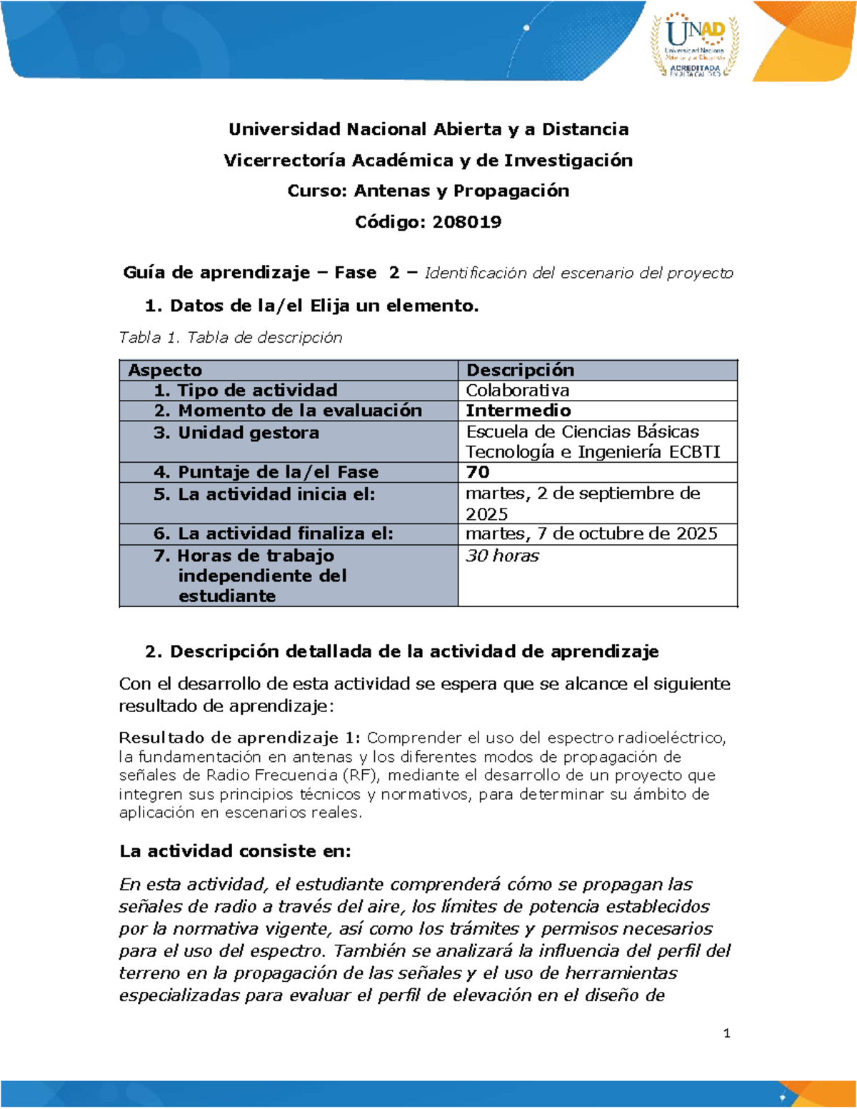 Guía de Aprendizaje - Fase 2: Identificación del Escenario del Proyecto ...