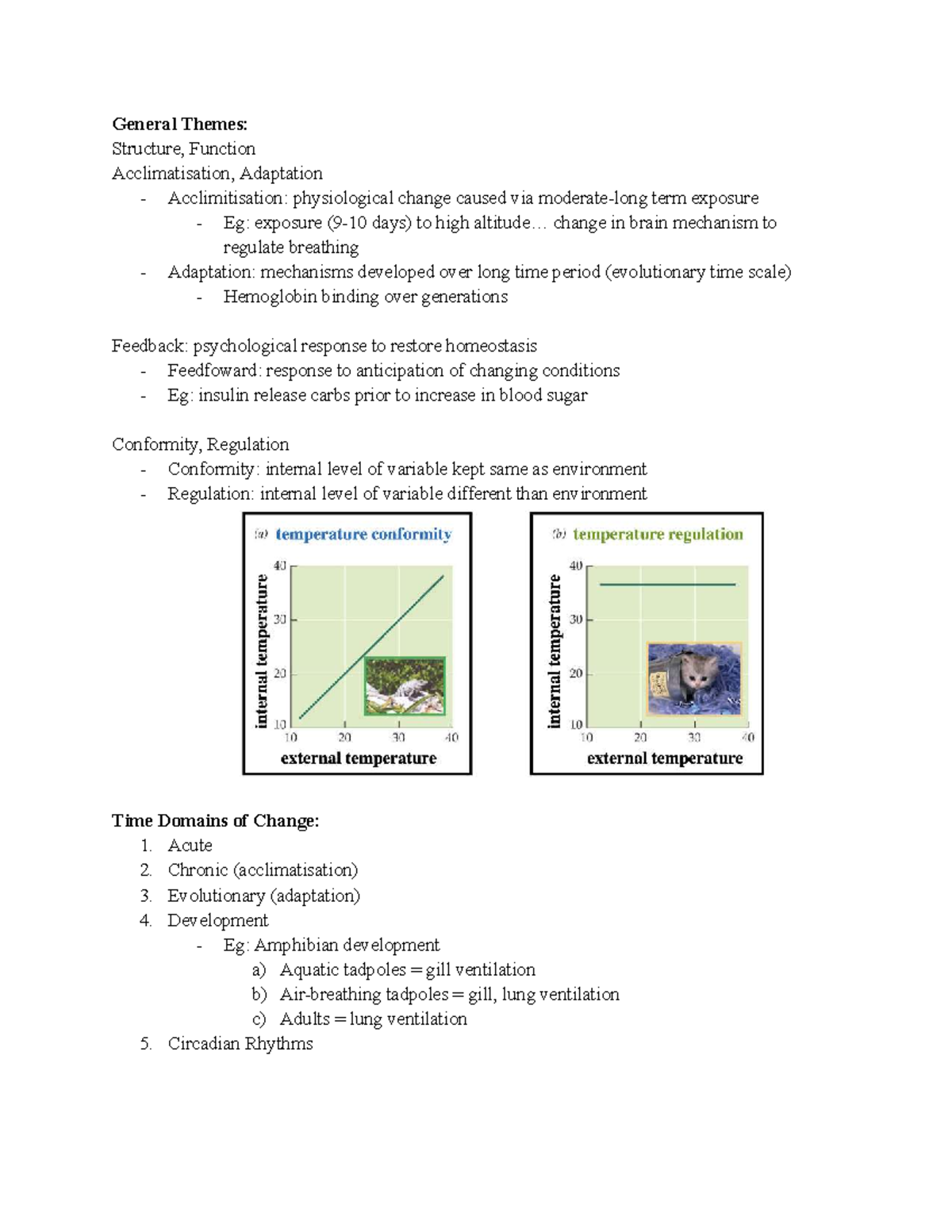 BIOA02 - Themes in Animal Physiology: Structure, Function, and ...