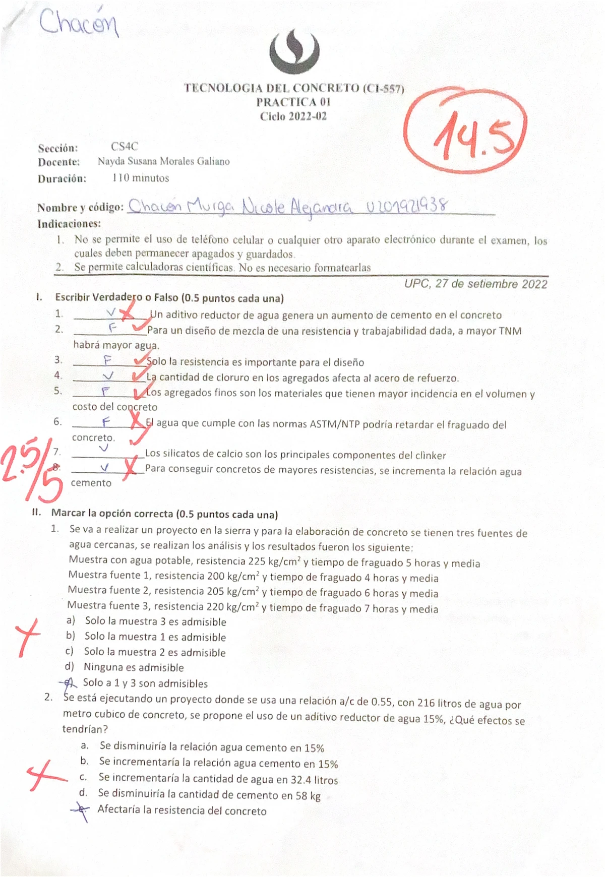 TECNOLOGÍA DEL CONCRETO: S6 Diseño de Mezclas de Concreto - Studocu