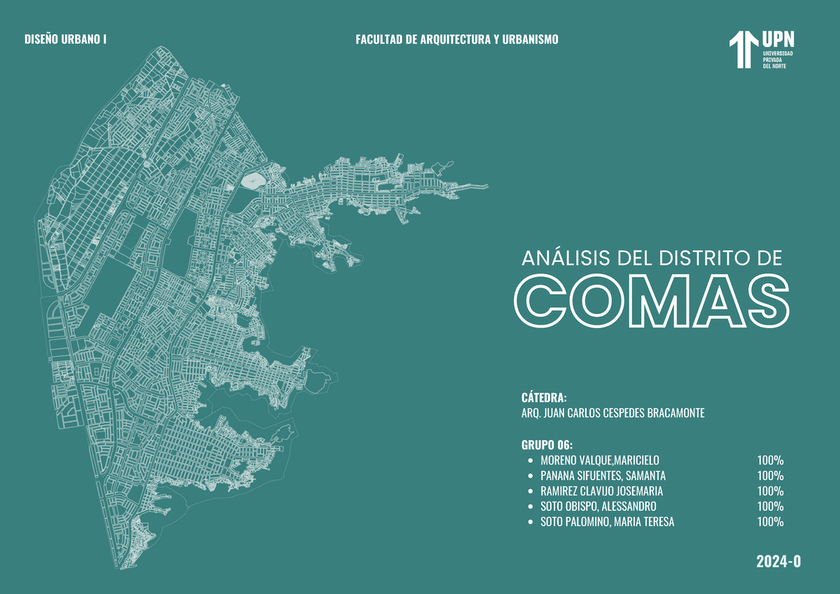 Análisis Urbano del Distrito de Comas - Diseño Urbano I - Grupo 06 ...
