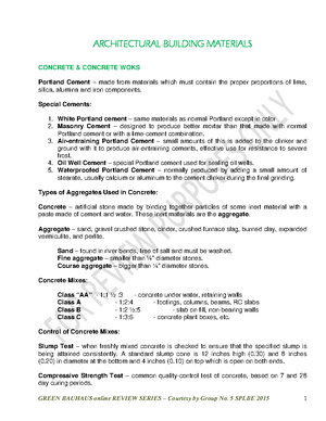 Idoc.pub architectural-building-materials - ARCHITECTURAL BUILDING ...