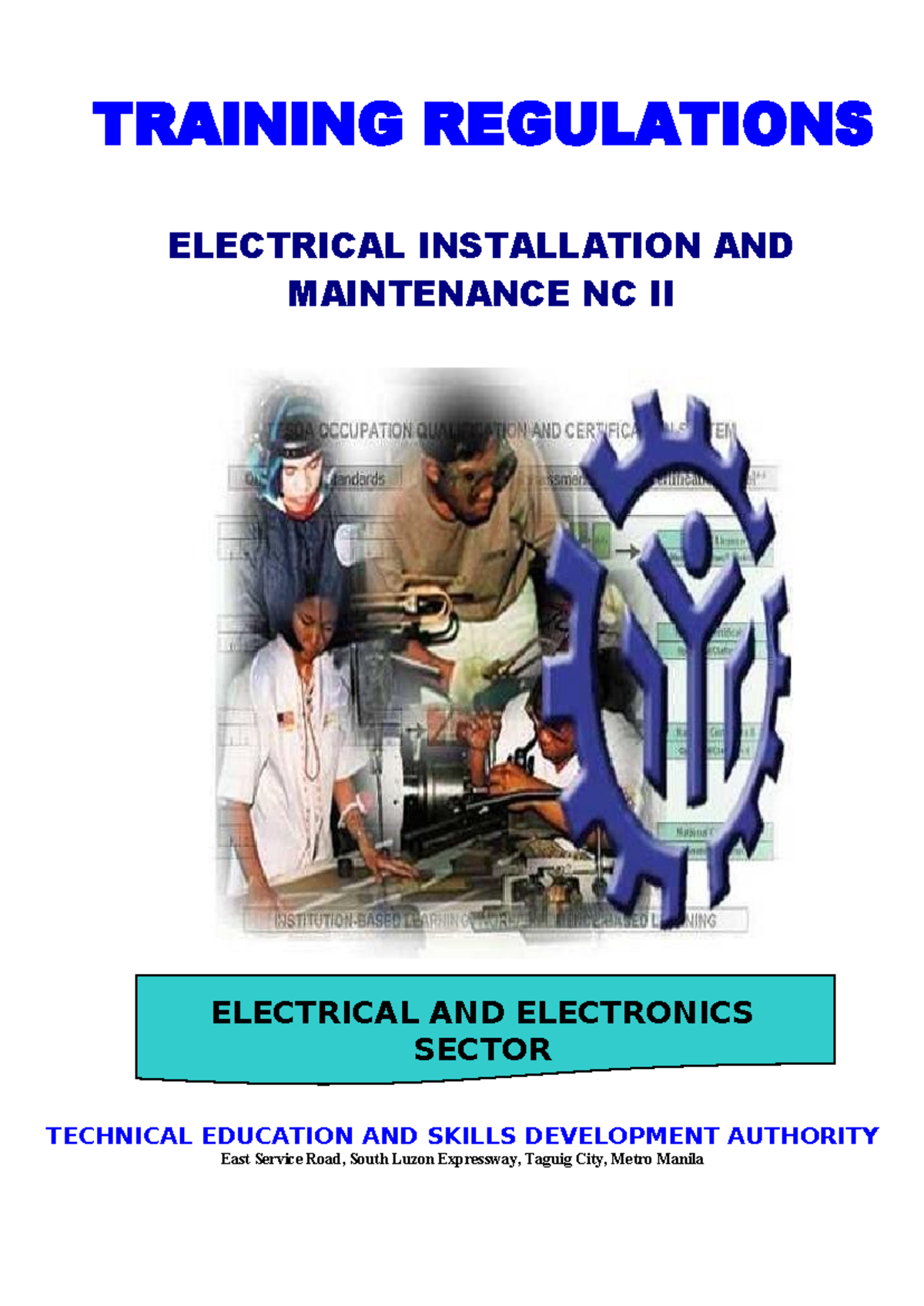 Training Regulations: Electrical Installation & Maintenance NC II Guide ...