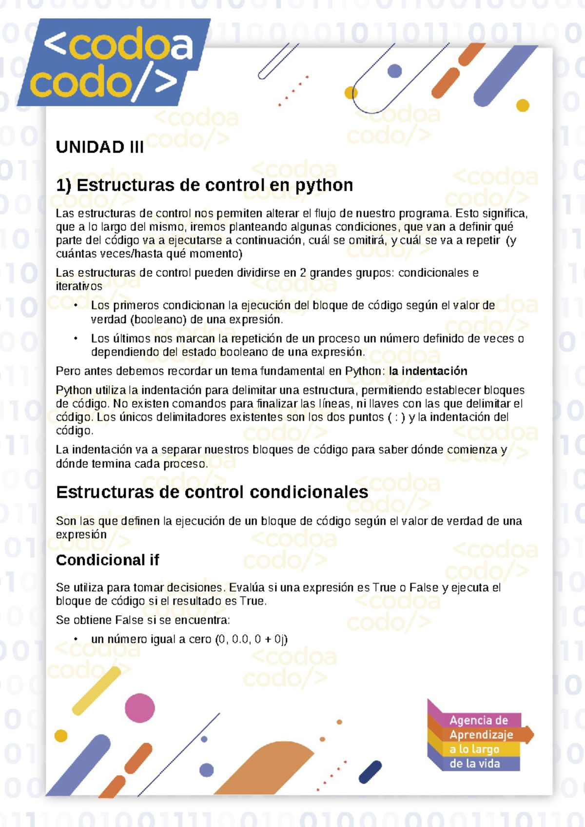 Ca C Big Data - Python - Estructuras de Control y POO en Unidad 1 - Studocu