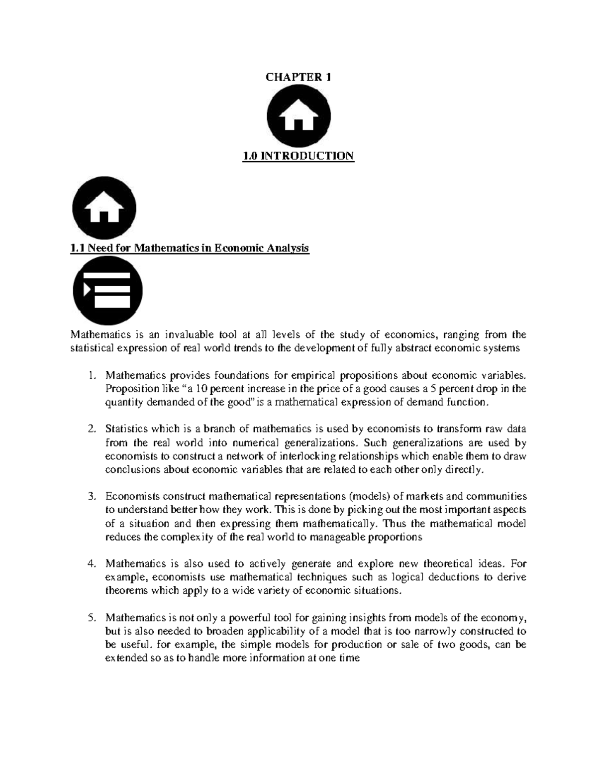 Mathematics for Economists: Chapter 1 - Introduction to Economic ...