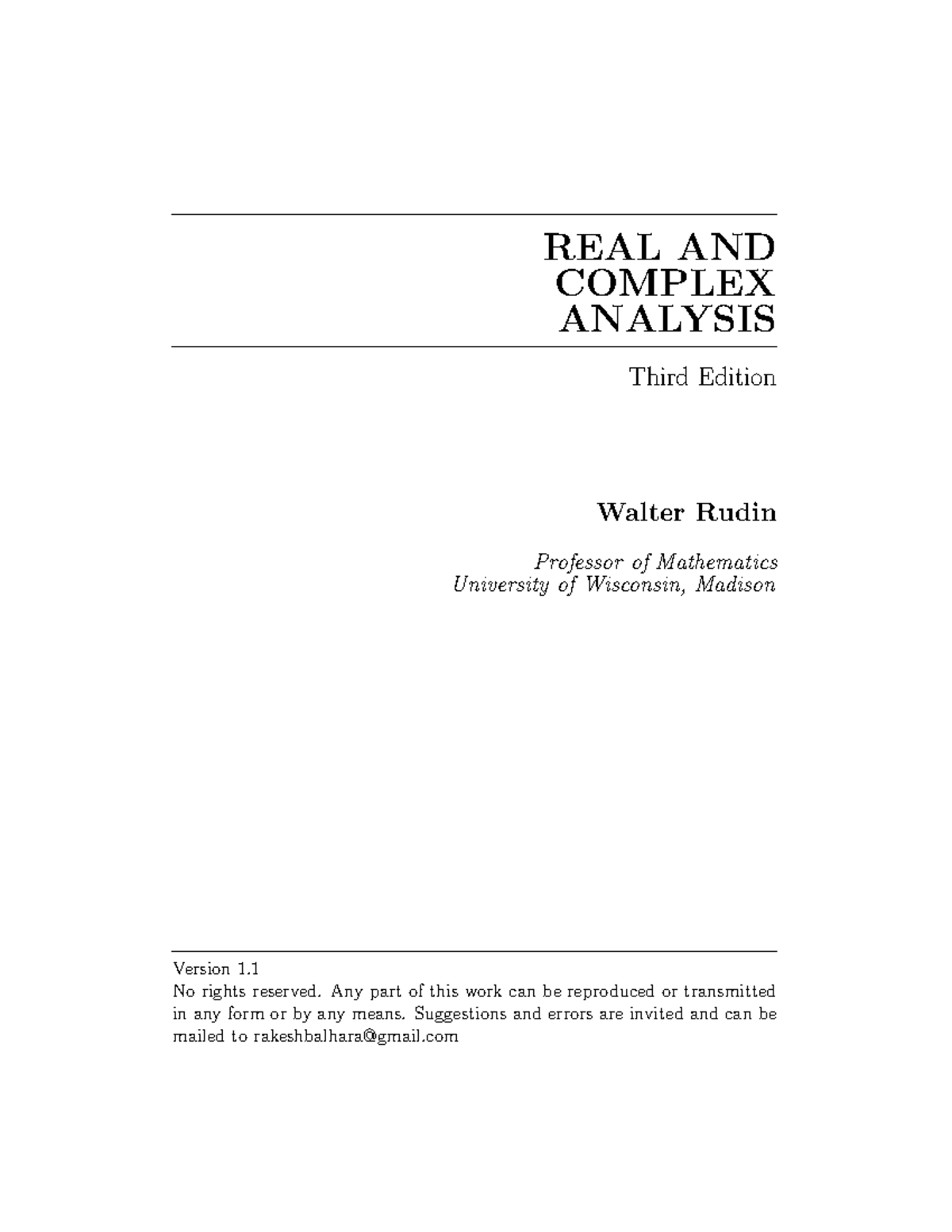 Rudin Real Analysis Solutions - Chapter 1 Insights & Proofs - Studocu