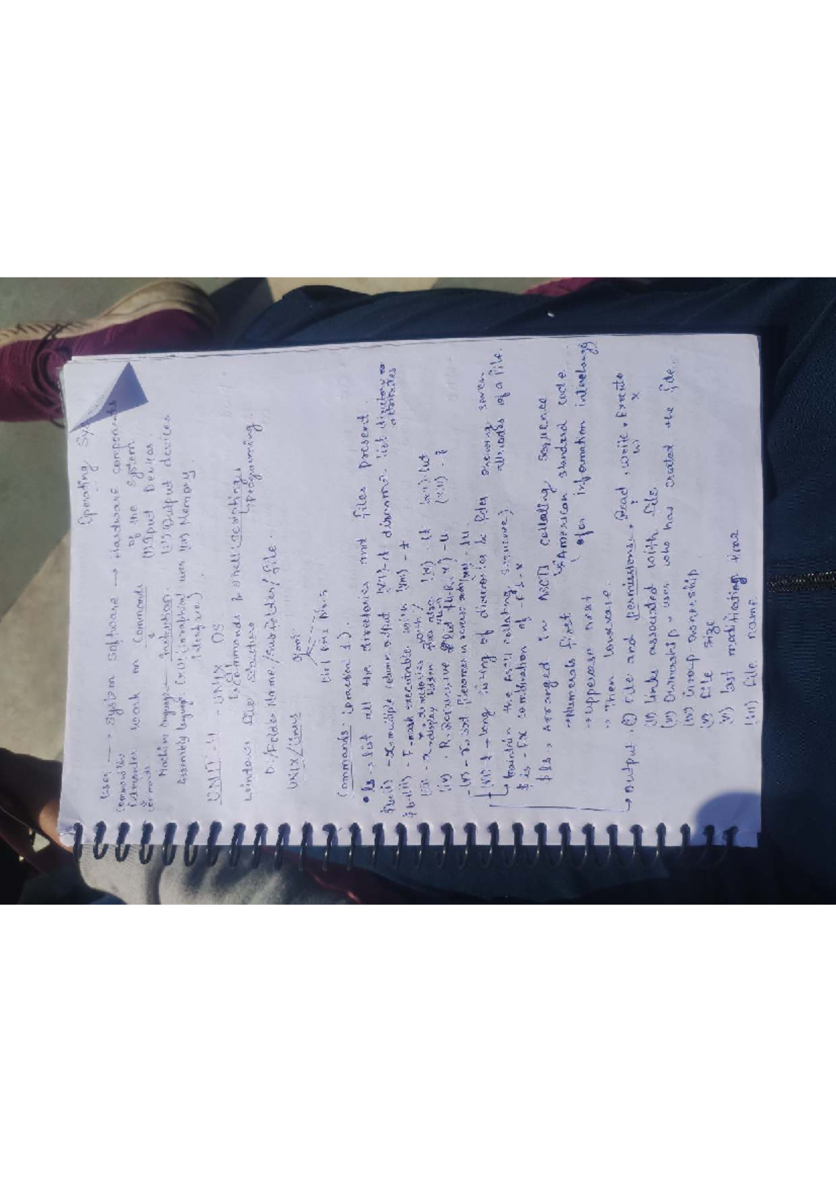 OS Notes: UNIX Commands, Shell Scripting, and File Management ...