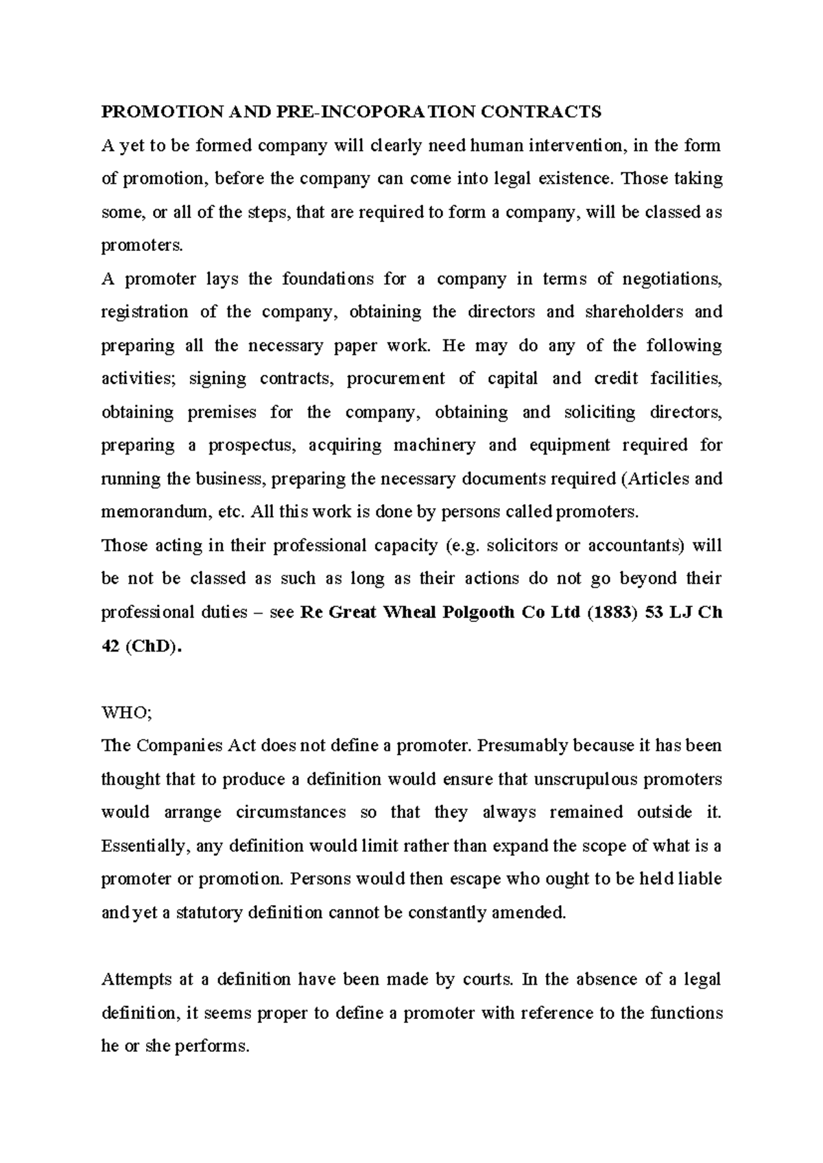 Promotion AND PRE - lecture notes for business - PROMOTION AND PRE ...