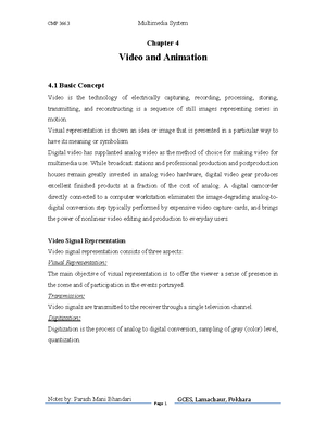 Chapter-1 - Chapter 1 - Introduction Multimedia and Multimedia System ...