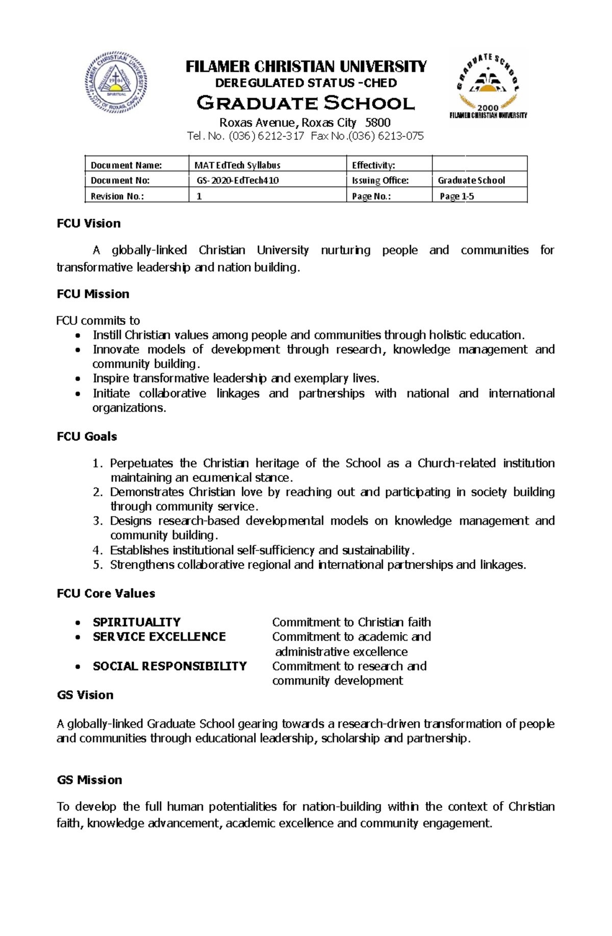 EdTech 410: Theoretical Foundations of Educational Technology Syllabus ...