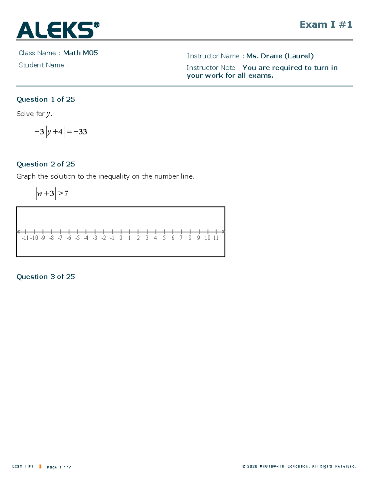 Midterm Review Notes for Course XYZ 101: Key Concepts & Topics - Exam I ...