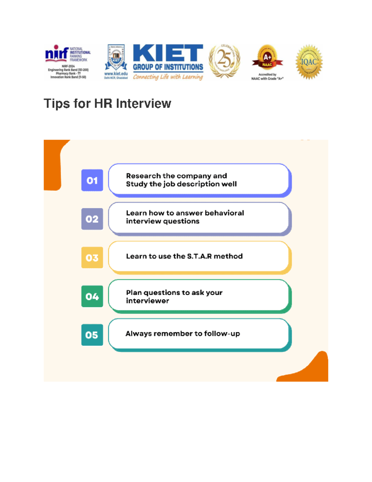 Tips and Top 10 HR Interview (1) - Tips for HR Interview Top HR ...