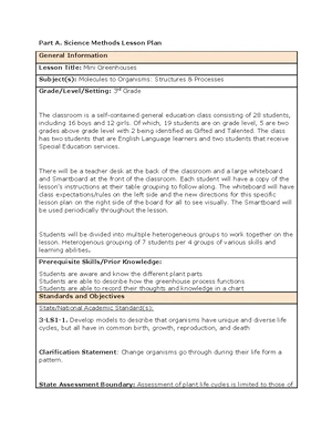 WGU 5E Lesson Plan: Exploring Sound and Vibration for 2nd Grade - Studocu