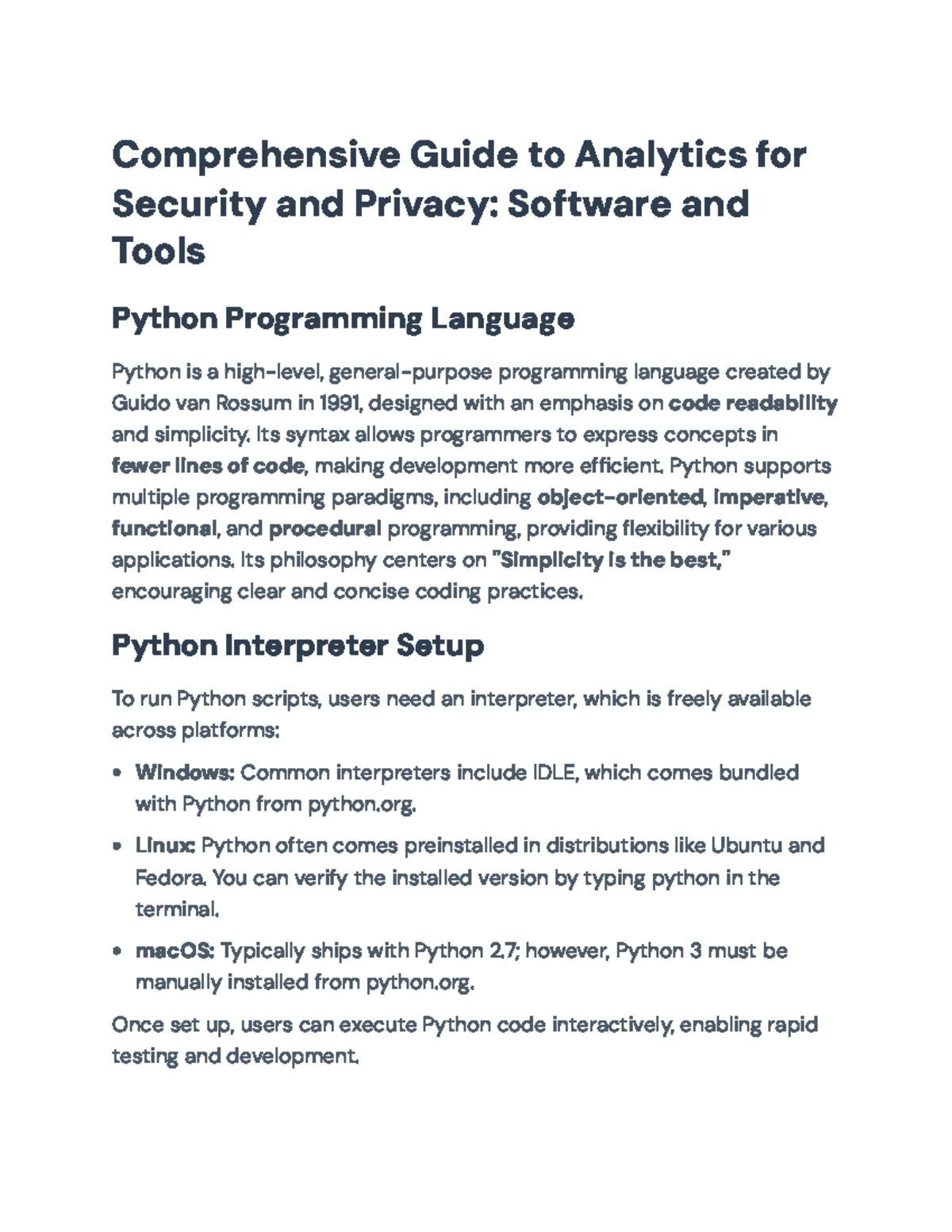 Comprehensive Guide to Big Data Analytics & Statistical Methods (CS101) - Studocu