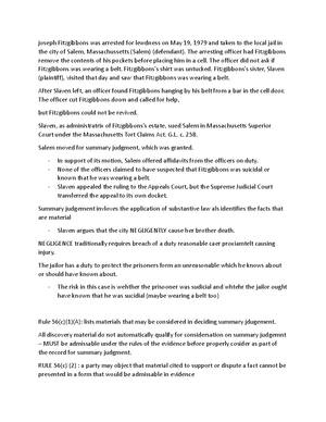 The court in Slaven never specifically addressed the issue o - FRCP ...