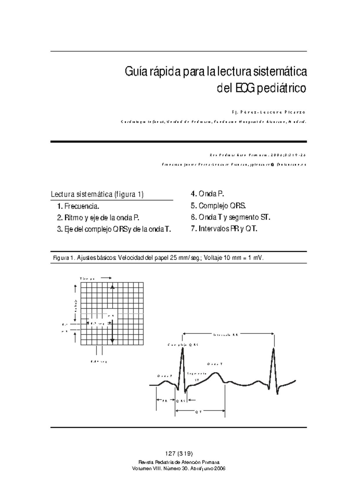 Guía Rápida para la Lectura del ECG Pediátrico - Cardiología Infantil ...