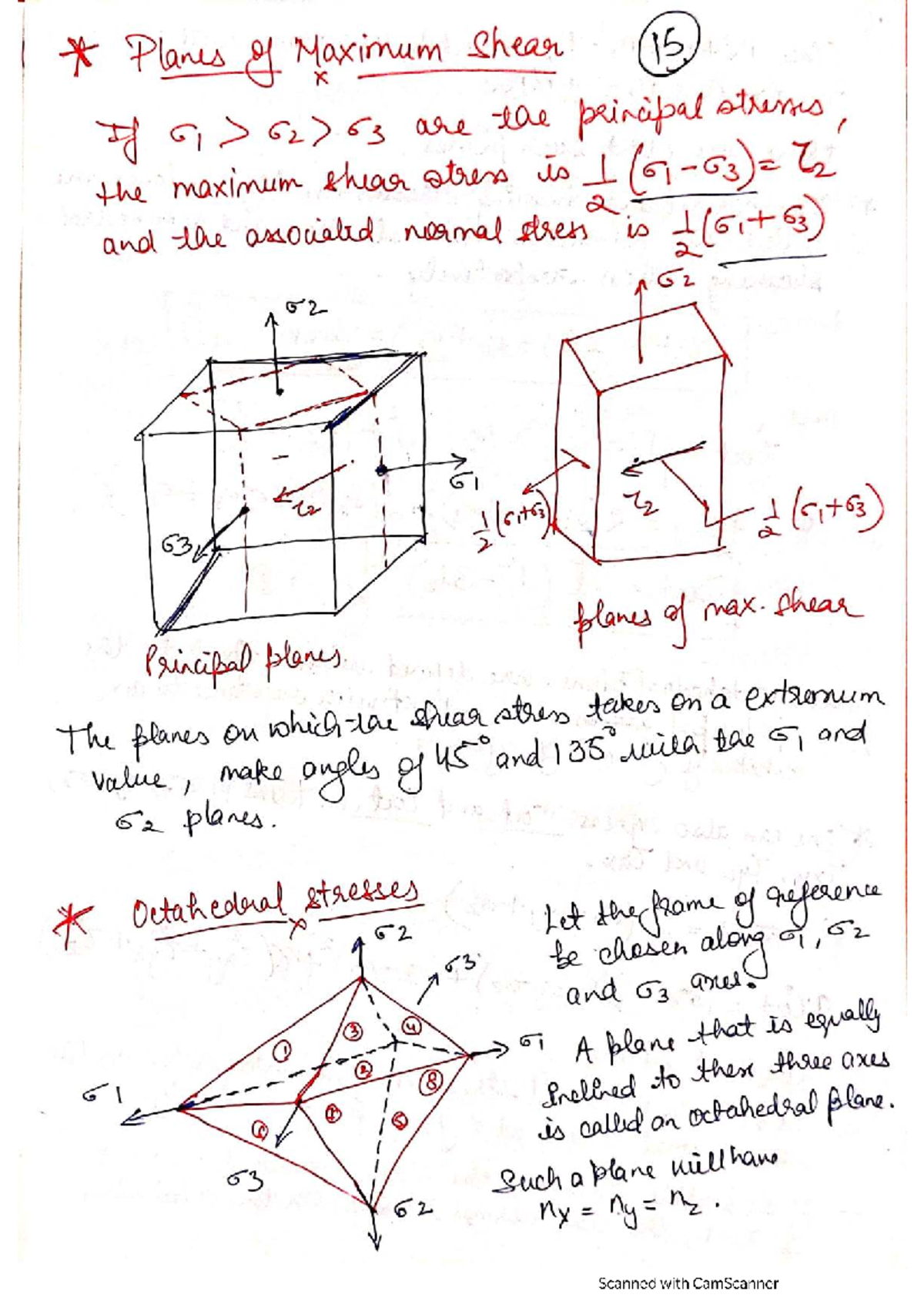 Fallsem 2025-26 VL BMEE304L 00100 Lecture on Octahedral Stresses - Studocu