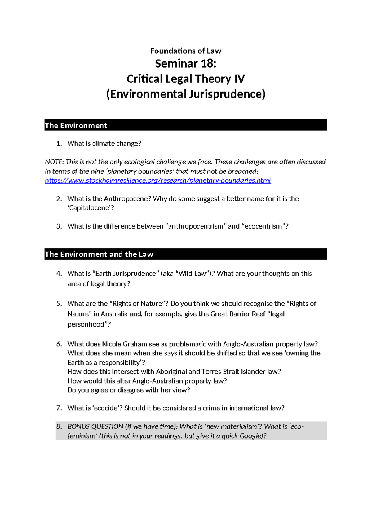 Mod 18 - helpful notes and guides for the module 18 tutorial work ...