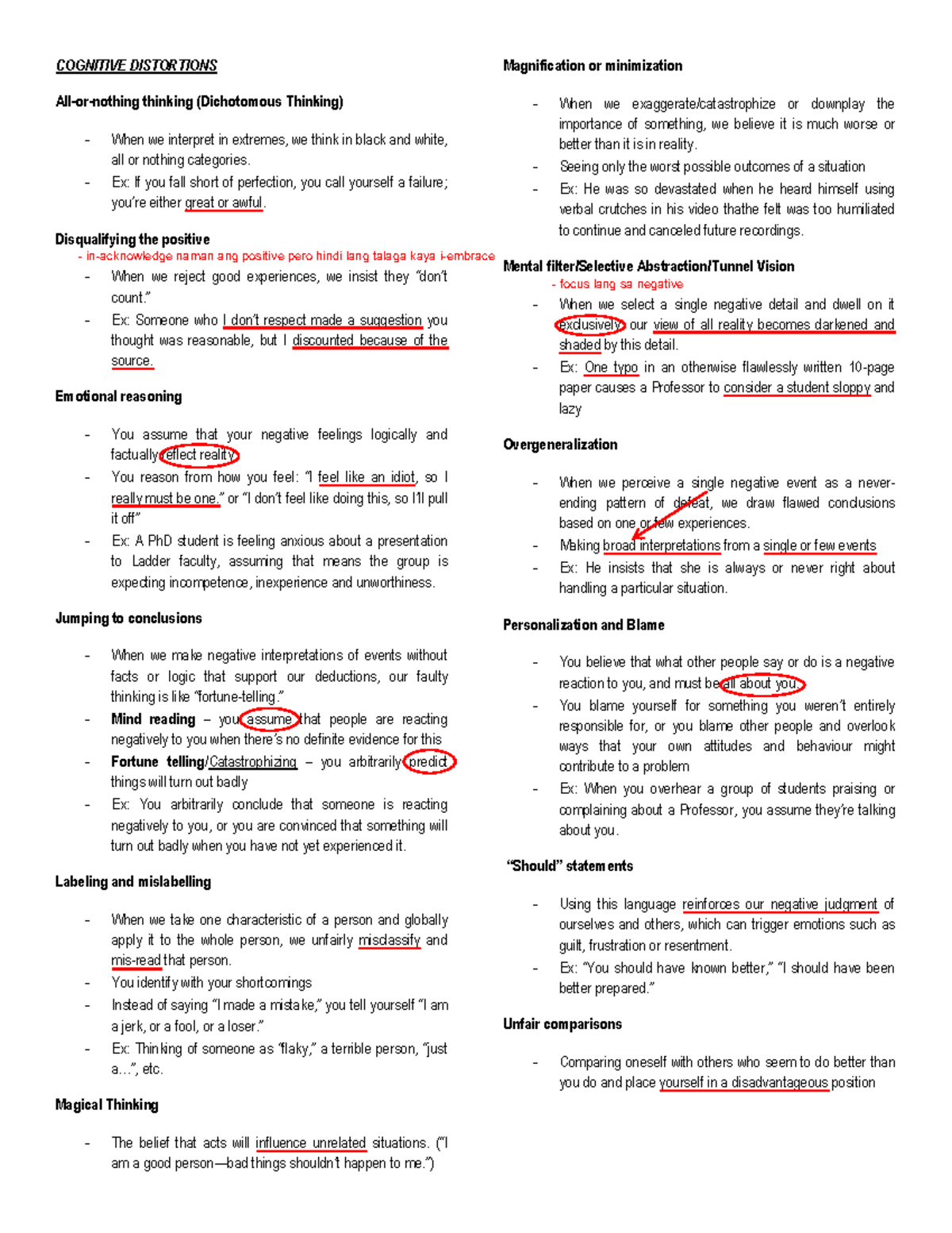 Cognitive Distortions: Understanding Dichotomous Thinking and More ...